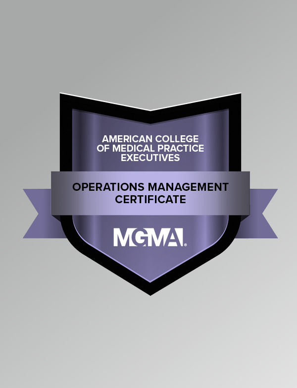 Operations Management Certificate